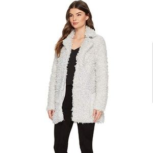 Romeo & Juliet Couture | Jackets & Coats | Romeo Juliet Fuzzy Faux Fur Coat In Grey | Poshmark